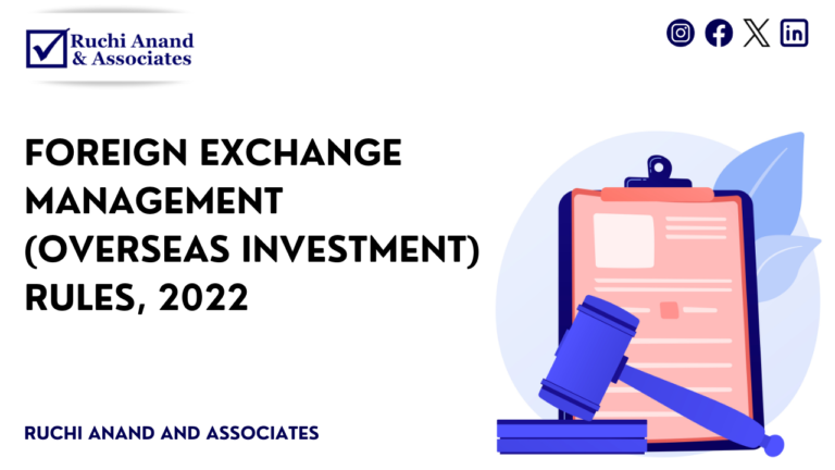 FOREIGN EXCHANGE MANAGEMENT - RULES, 2022